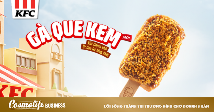 KFC Việt Nam ra mắt Gà Que Kem phiên bản mới với Xốt Cajun Phủ Ớt Cựa ...